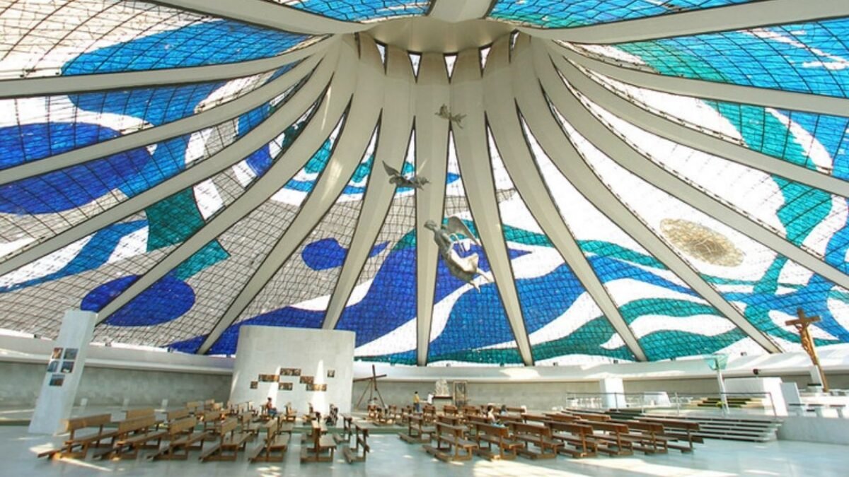 The Cathedral Of Brasilia - Dedicated to Virgin Mary - Arco Unico