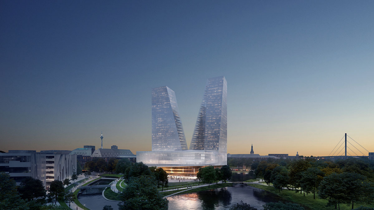 The Opera House By Snøhetta Designs In Düsseldorf - Arco Unico